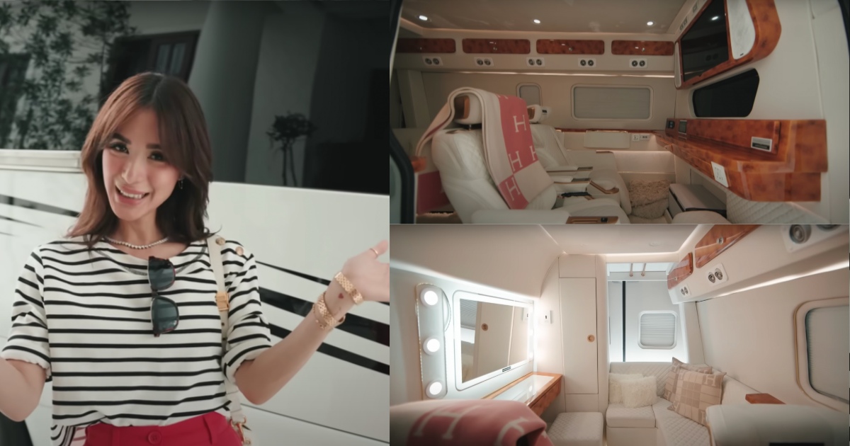 Heart Evangelista gives van tour of her spruced up Mercedes-Benz Sprinter • PhilSTAR Life
